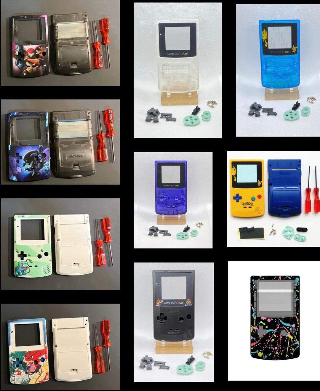 Customize Your Old Gameboy Color Console With New Shell,tft Screen ...