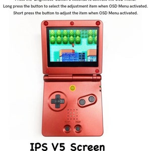 Custom Modded Nintendo Gameboy Advance SP Clear Purple Color Retro ...