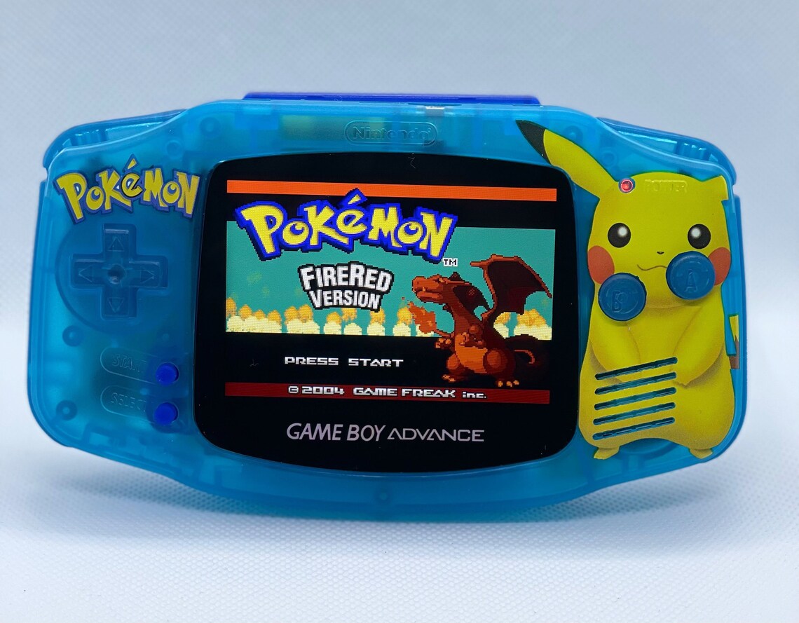Ultimate Handheld Gaming Fun: Custom Pokemon-theked Gameboy Advance ...