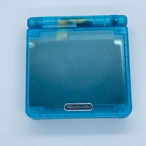 Retro Gaming Revived: Custom Modified Transparent Blue Color Gameboy ...