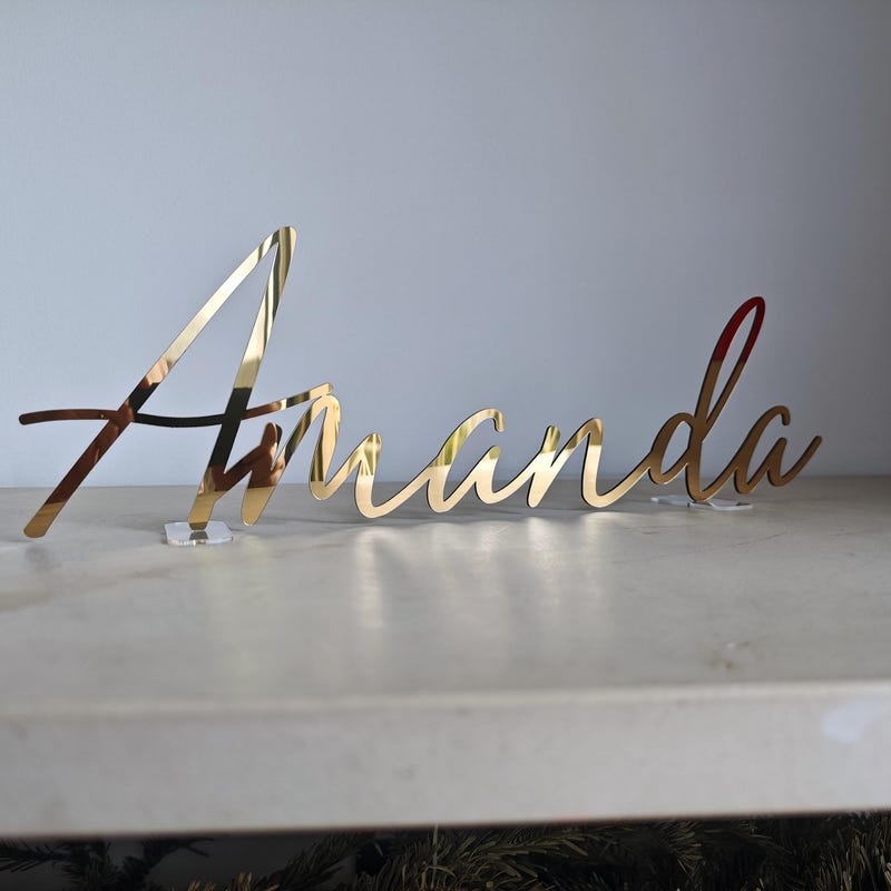 Mirror Standing Gold - Etsy