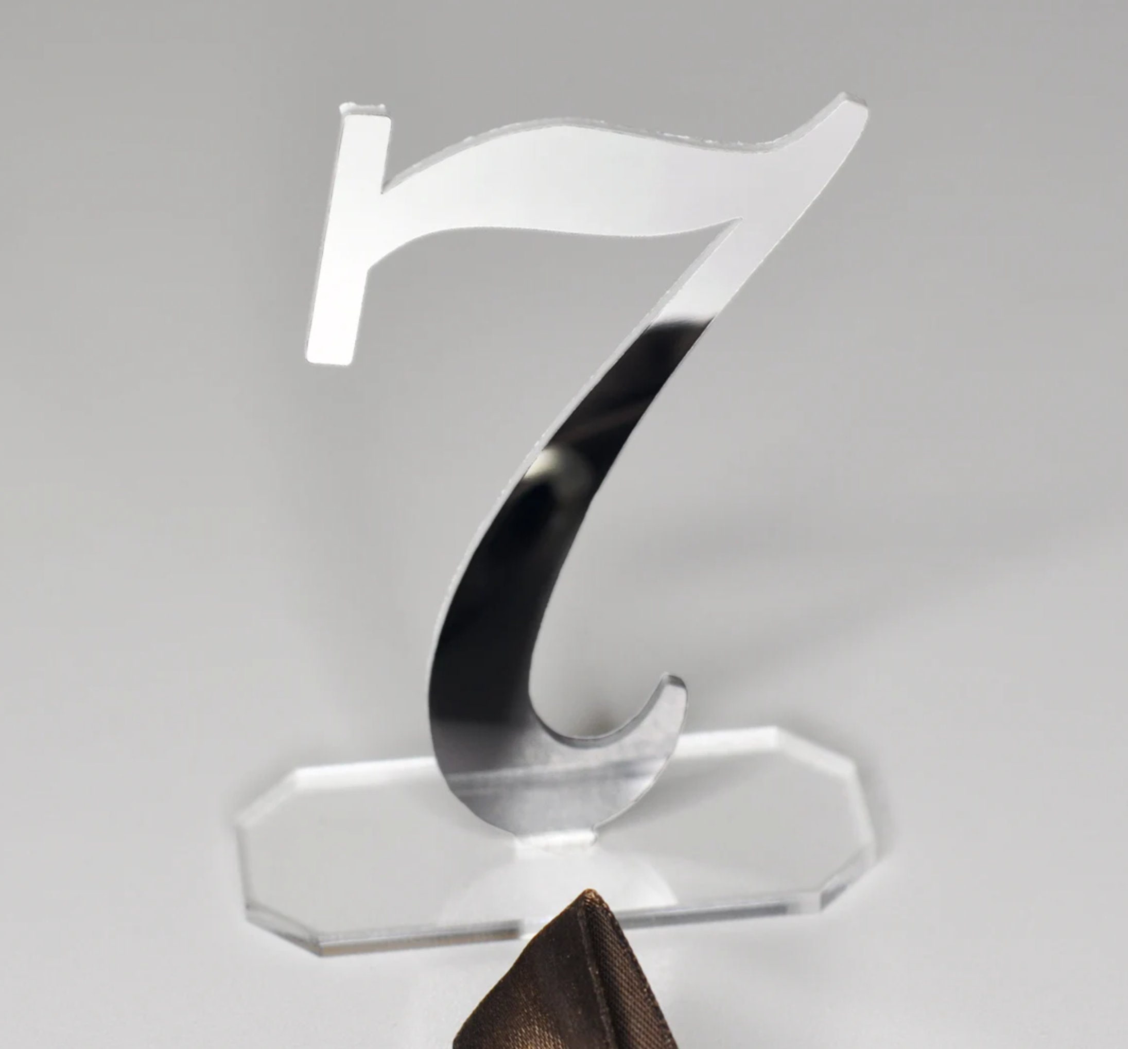 Glitter Acrylic Table Numbers | Wedding, Party Decor - Etsy