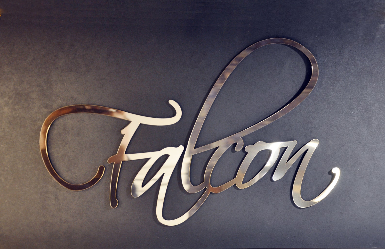 Large Personalization Name Sign Mirror Gold Name Sign Acrylic Backdrop ...