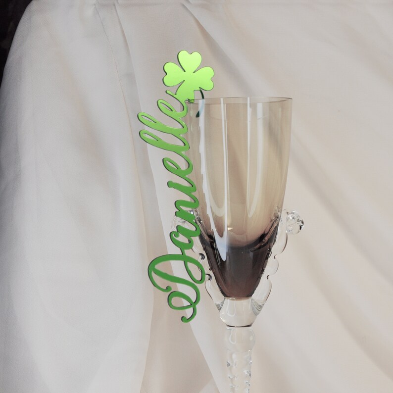 Pink Mirror Acrylic Personalized Wedding Laser Cut Place Cards | Mirror ...