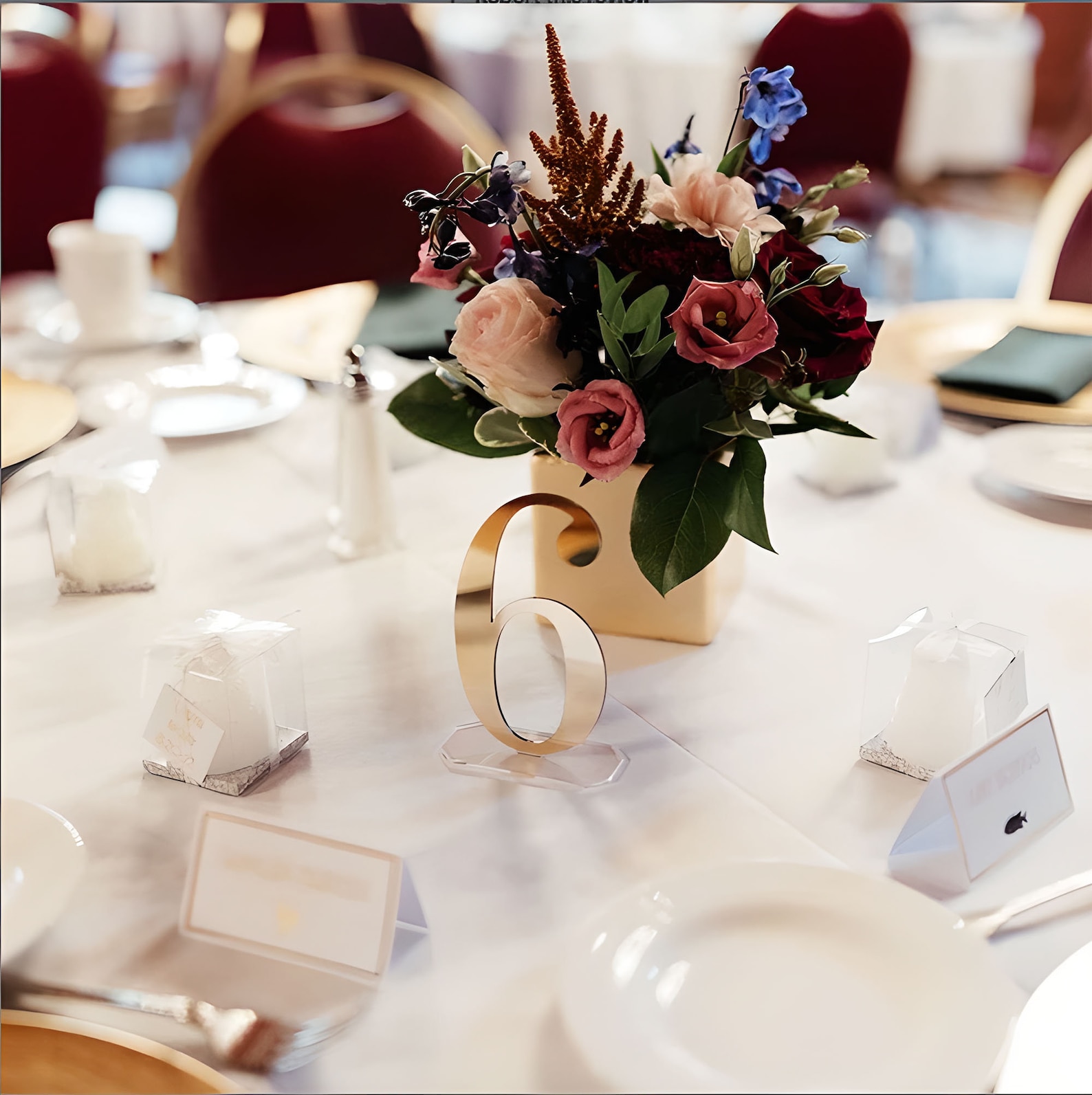 Wedding Table Numbers Mirror Gold Table Numbers Acrylic - Etsy