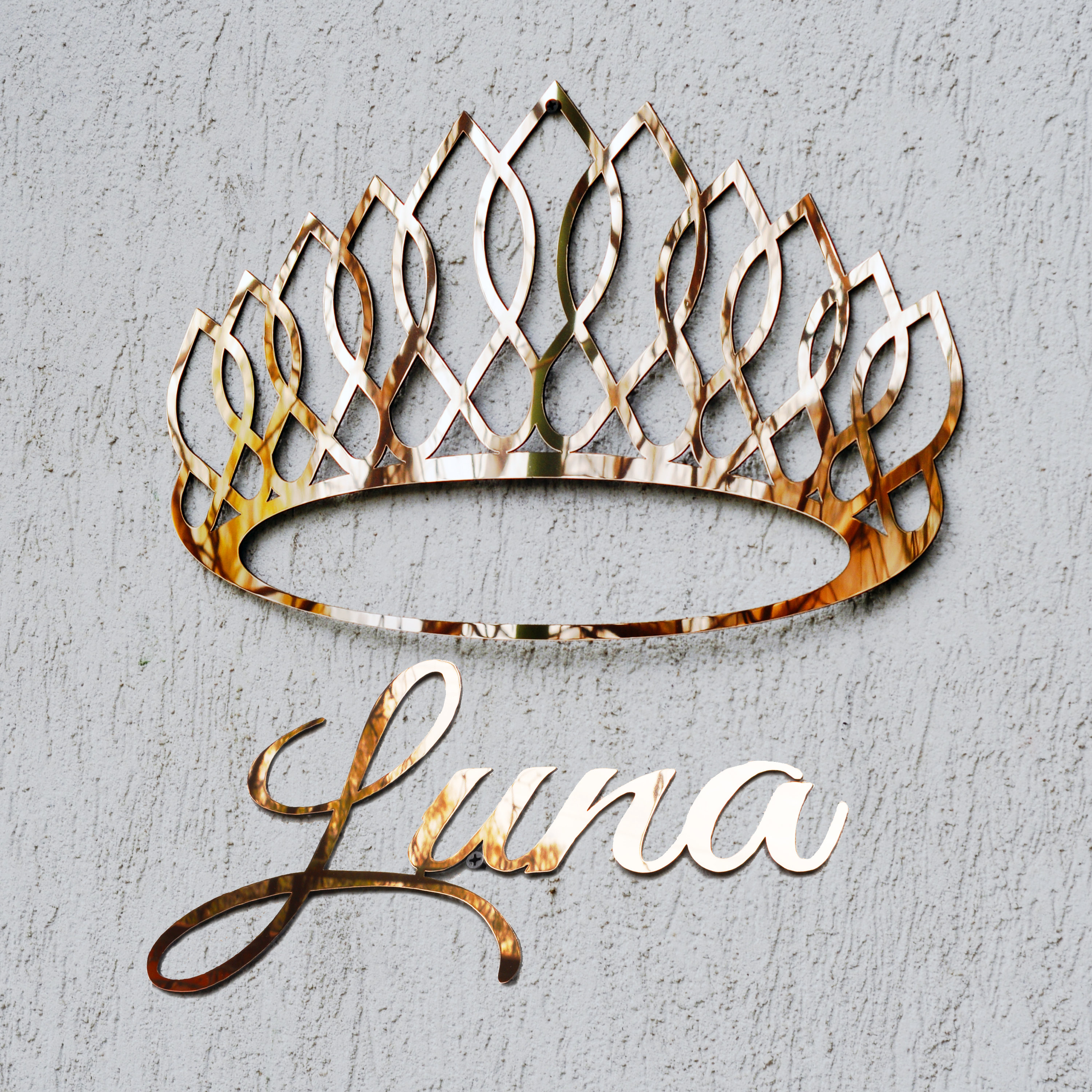 Silver Princess Crown | Royal Crown With Your Name Personalized ...