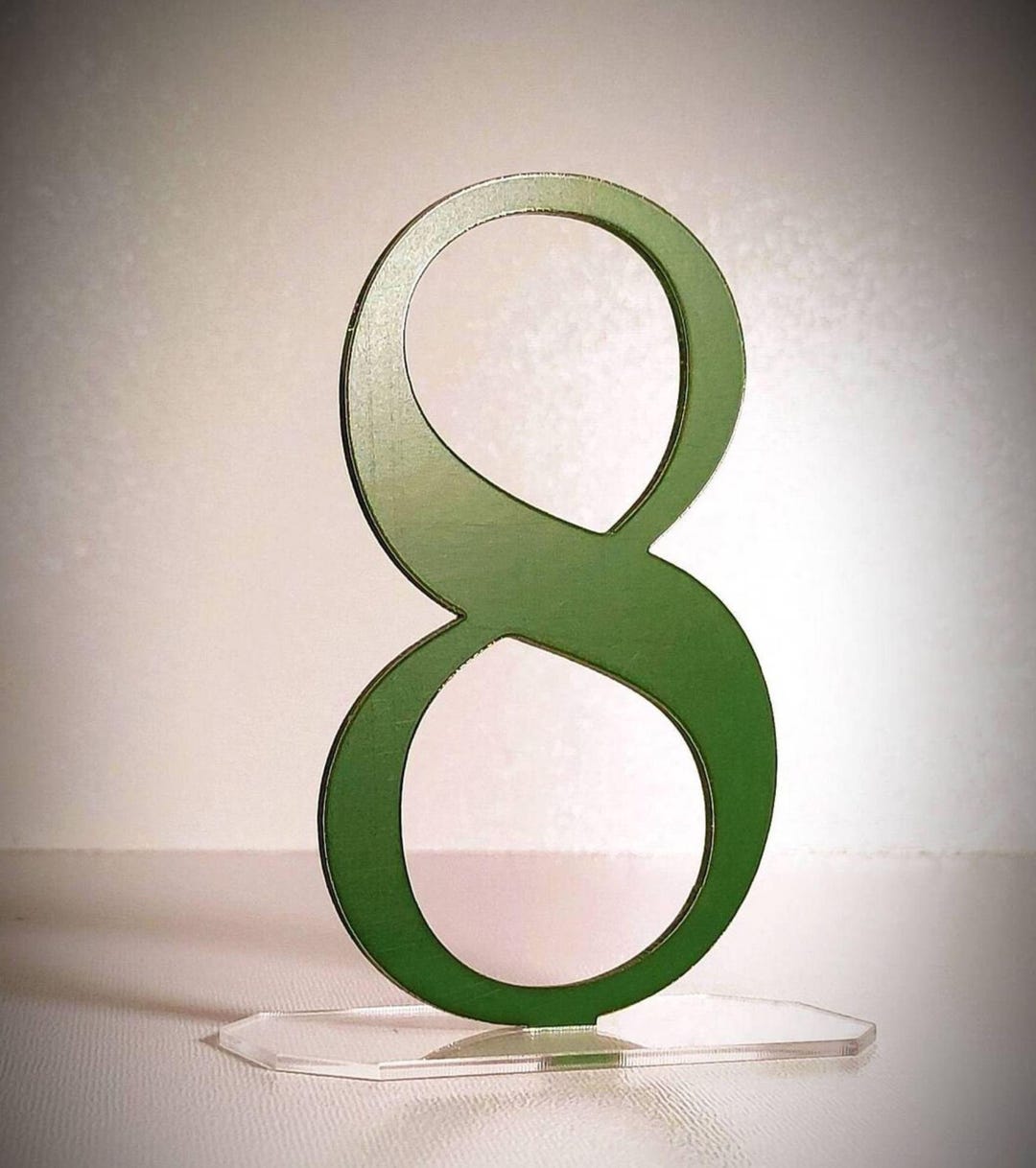 Olive Green Acrylic Table Numbers | Wedding Decor - Etsy