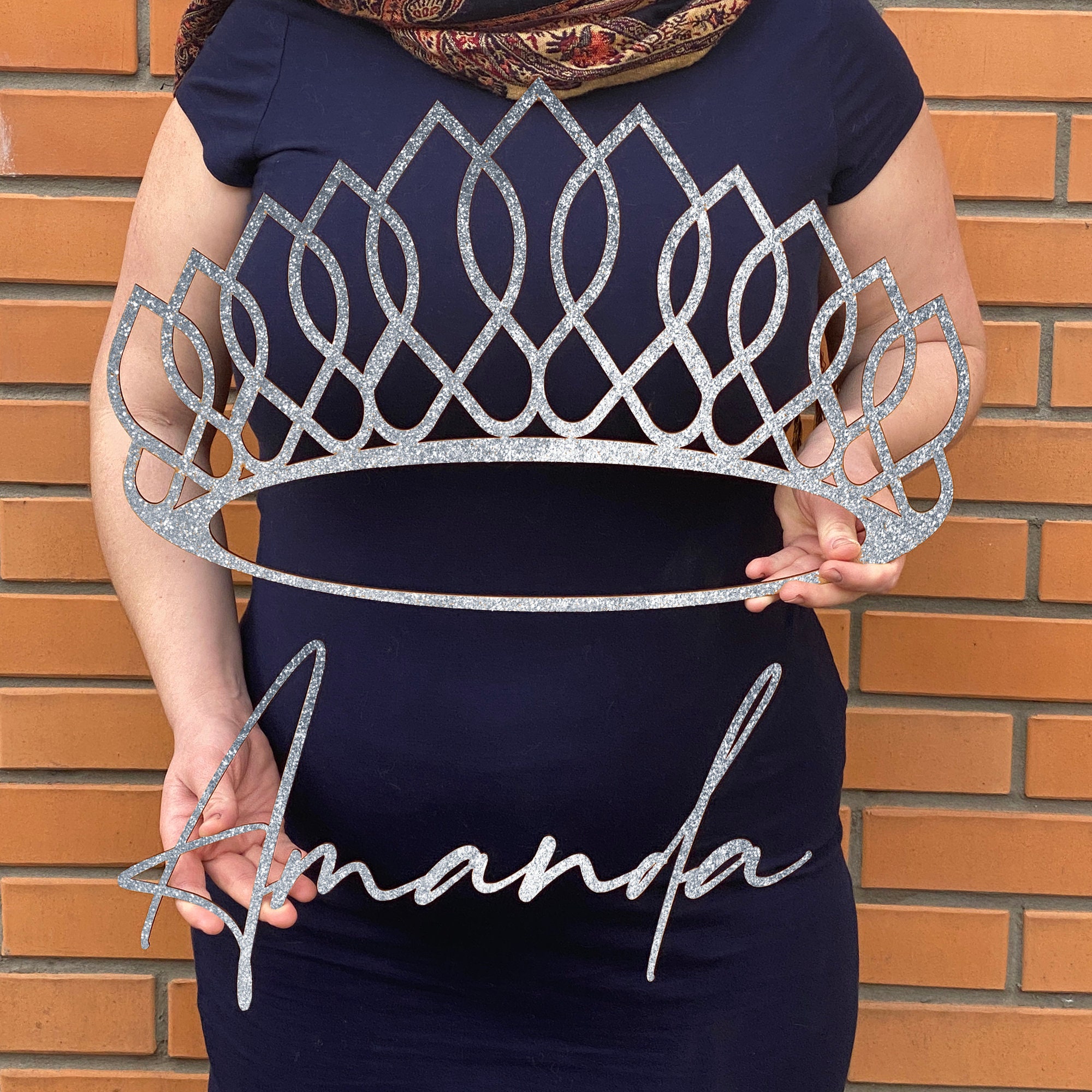 Silver Princess Crown | Royal Crown With Your Name Personalized ...