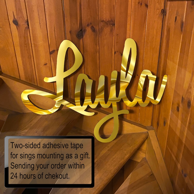 Custom Cut Gold Mirror - Etsy Canada