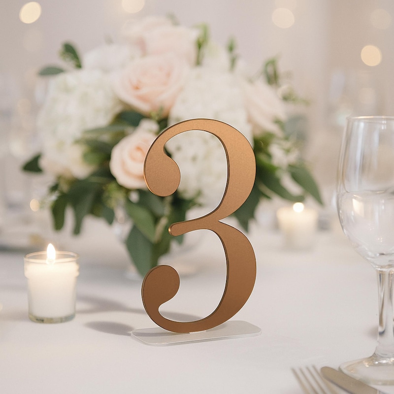 Copper Table Numbers - Etsy
