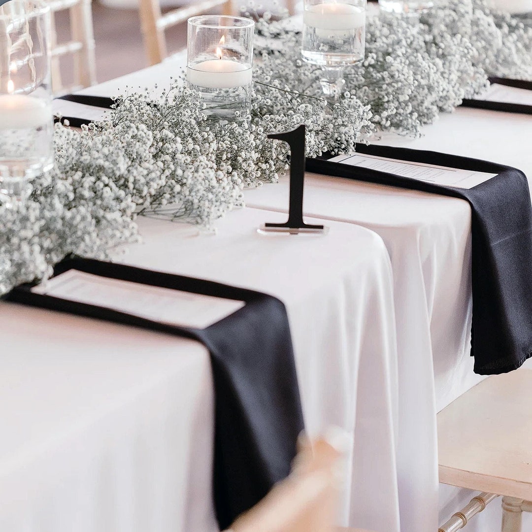 Black Table Numbers | Wedding Numbers | Wedding Table Decor | Acrylic ...