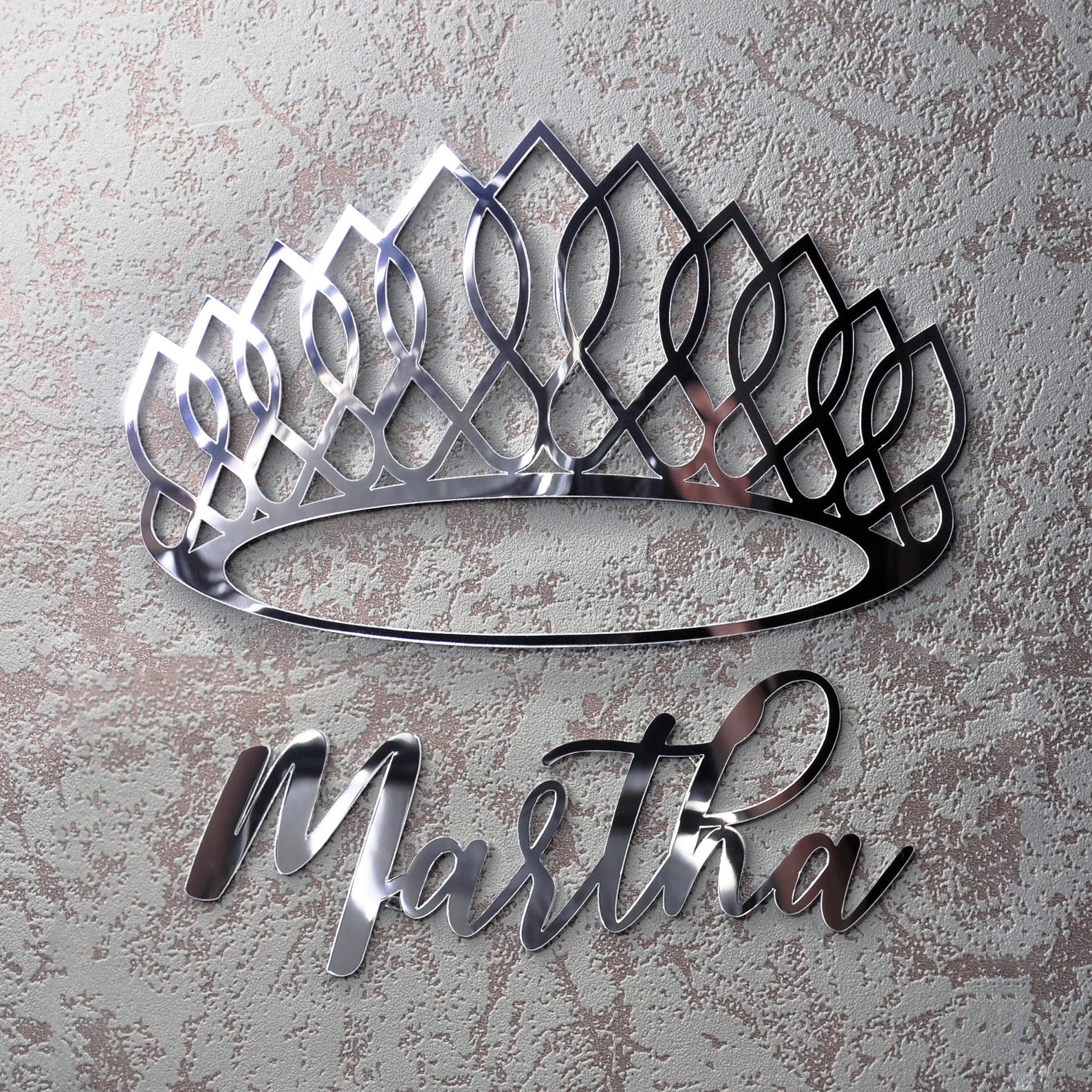 Silver Princess Crown | Royal Crown With Your Name Personalized ...