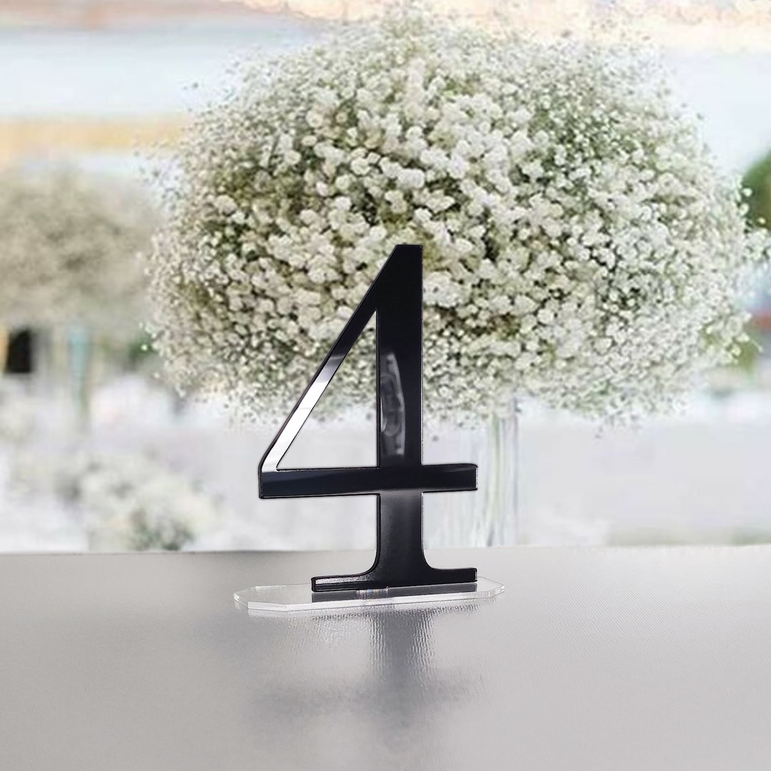Wedding Table Numbers Mirror Gold Table Numbers Acrylic - Etsy