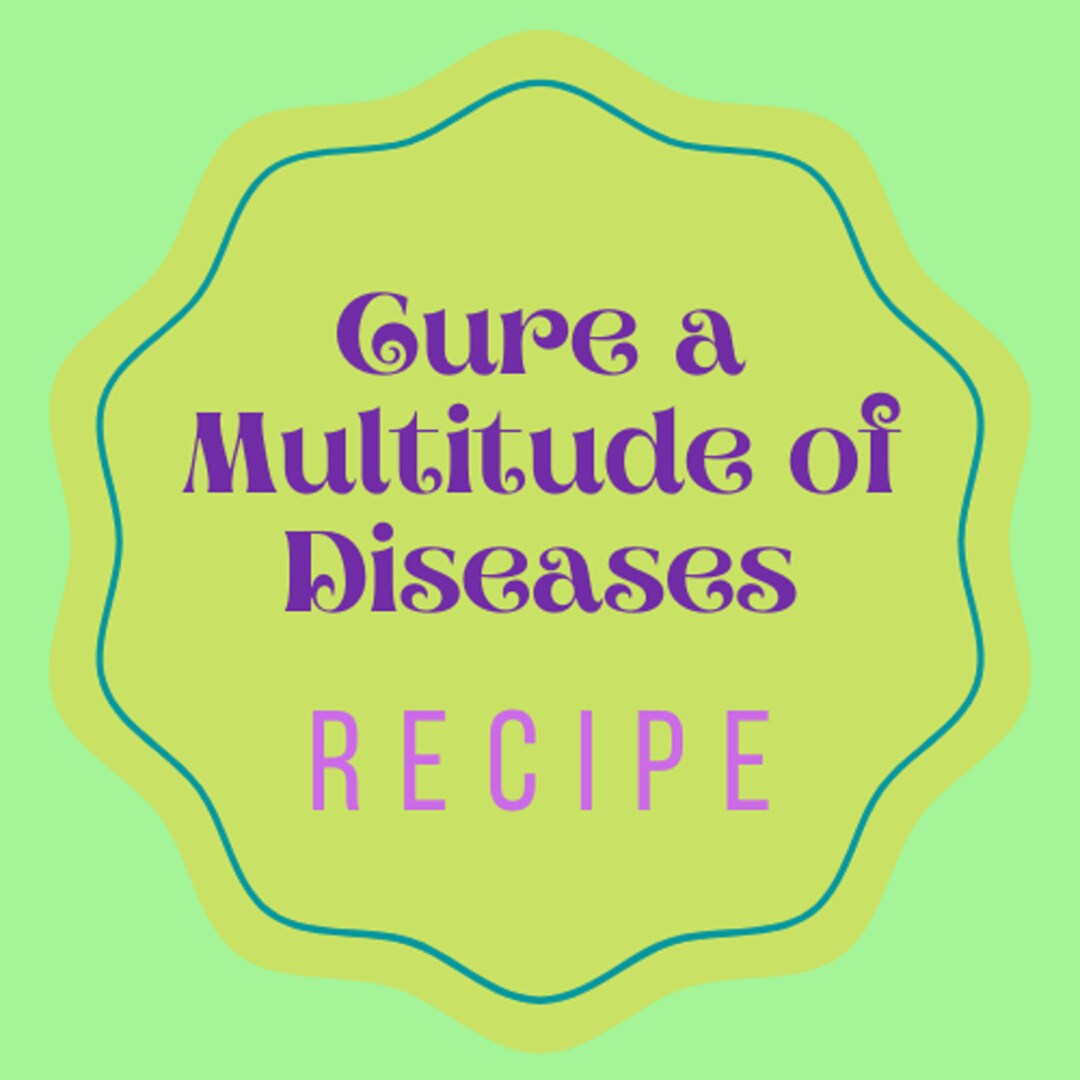 Cure a Multitude of Diseases - Etsy