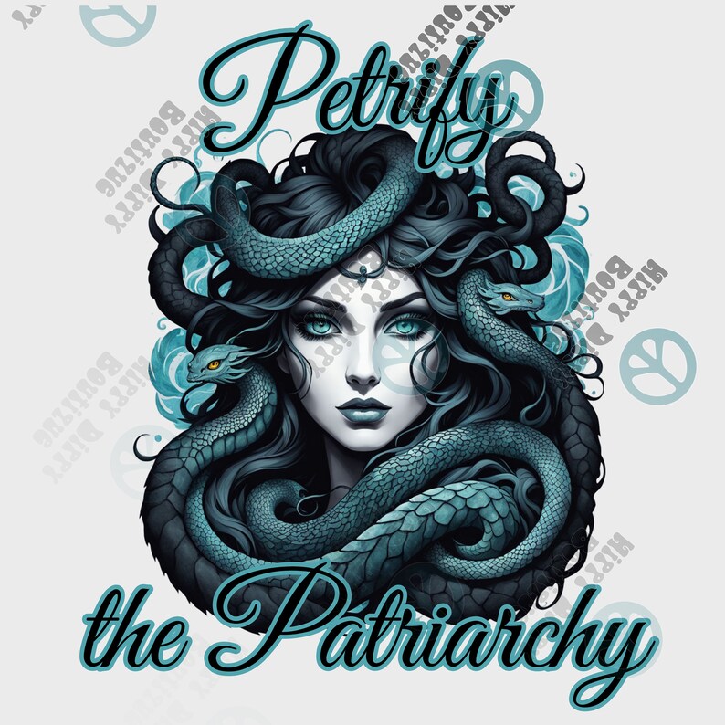 Petrify the Patriarchy Gorgon Medusa Feminist Design Digital Download ...