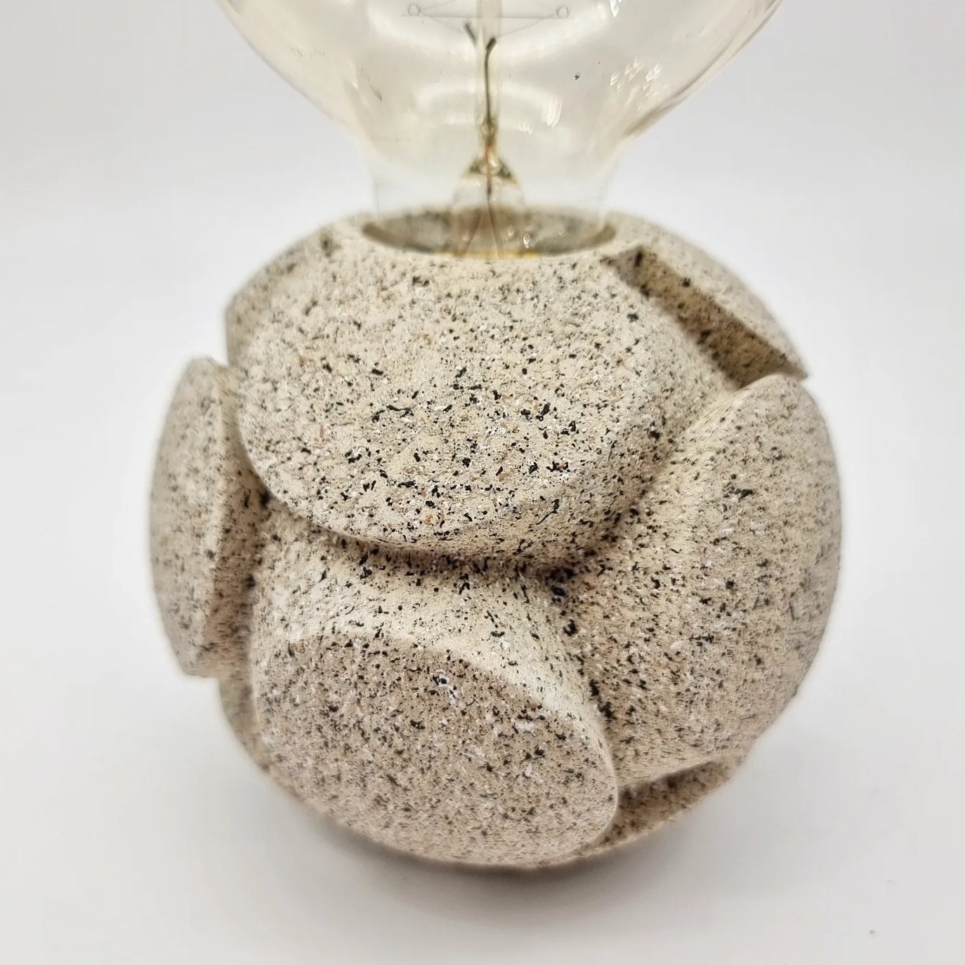 Concrete Spherical Tubes Table Lamp - Etsy