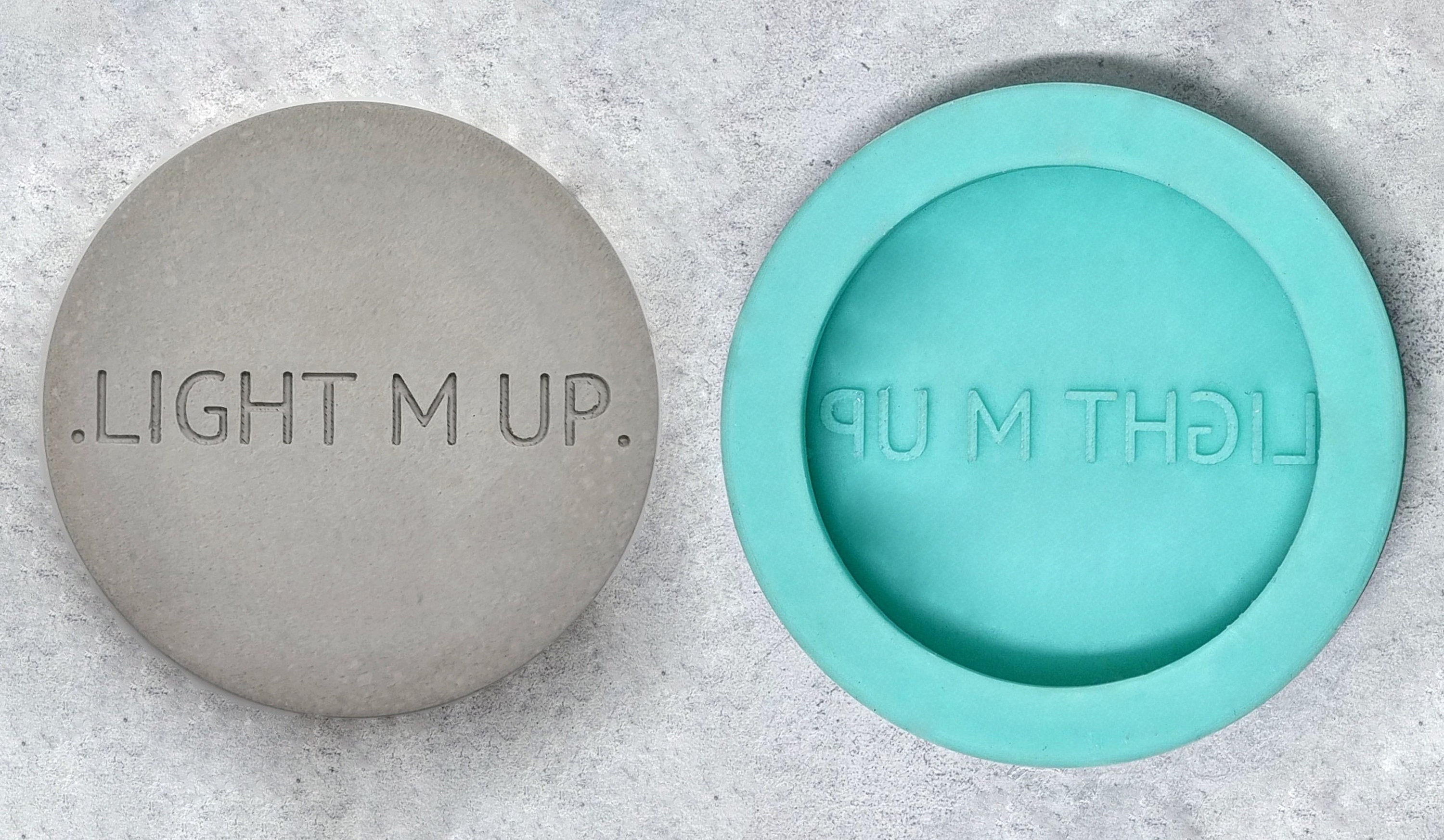 Custom Lid Silicone Mold With Your Logo & Text to Your - Etsy