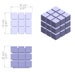 10 Cm Rubik's Cube 3X3X3 Silicone Mold and / or 10 Cm Rubik's Cube ...