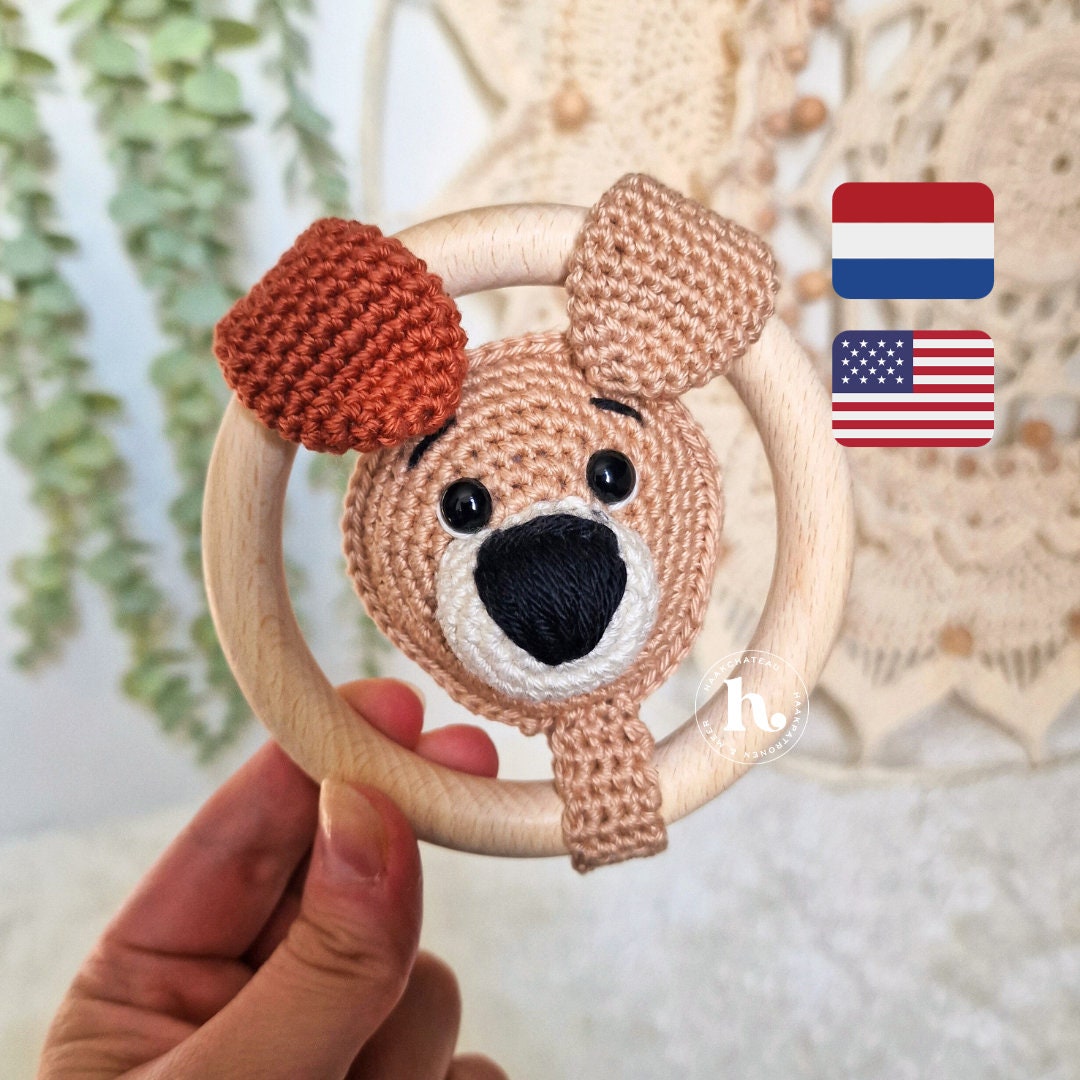 Rattle Dog Crochet Pattern ENG/NL - Etsy