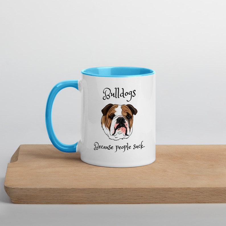 DOG COFFEE CUP English Bulldog Coffee Mug Bulldog Coffee - Etsy