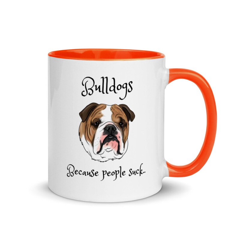 DOG COFFEE CUP English Bulldog Coffee Mug Bulldog Coffee - Etsy