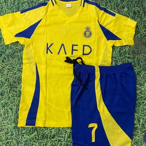 New Al Nassr Ronaldo Kids Uniforms Costum - Etsy