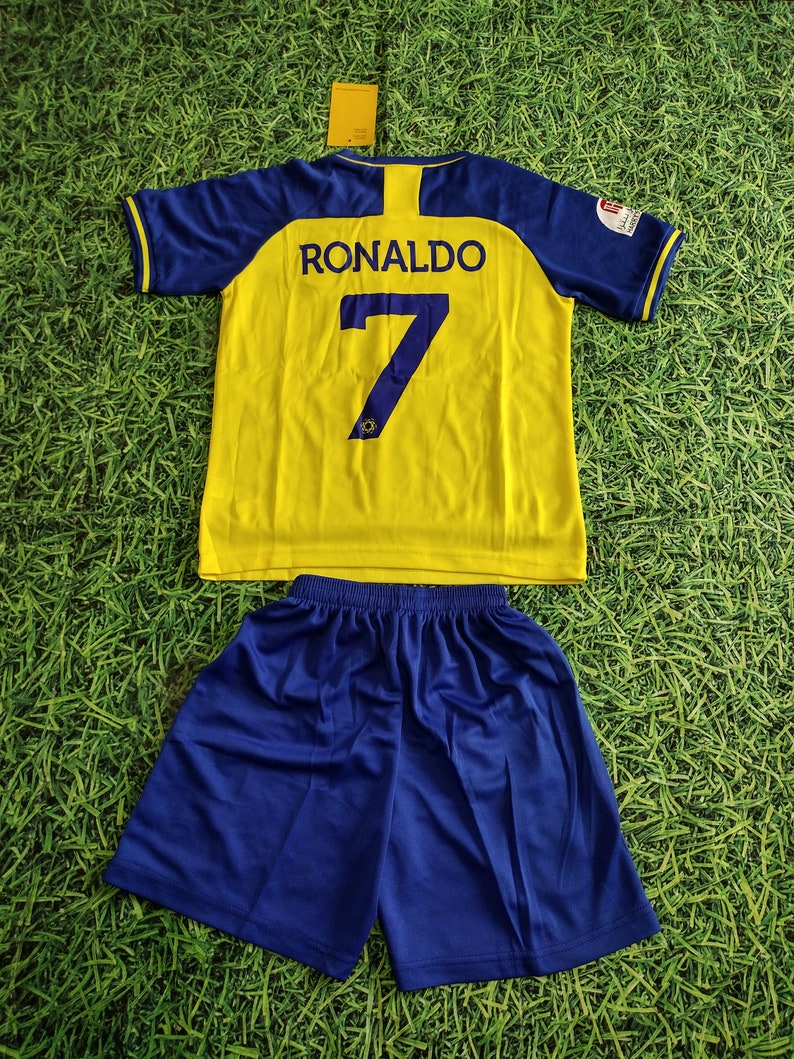 New Al Nassr Ronaldo Kids Uniforms Costum - Etsy