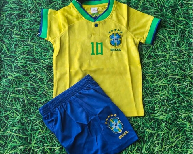 Brazil National Team Soccer Kids NEYMAR Uniforms - Etsy