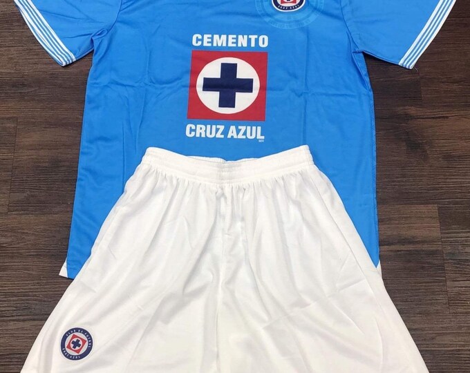 Club Cruz Azul Home Kids Uniforms Customizable - Etsy