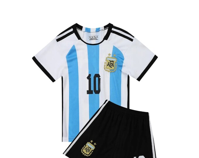 Argentina Soccer Kids Messi Uniforms - Etsy