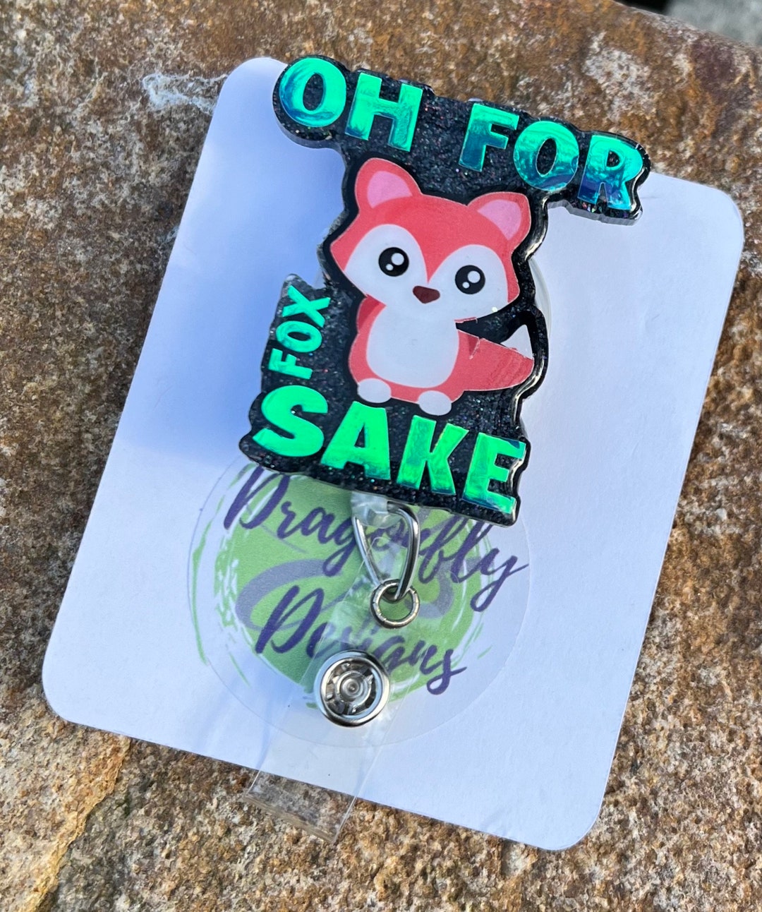 Funny for Fox Sake Badge Reel - Etsy
