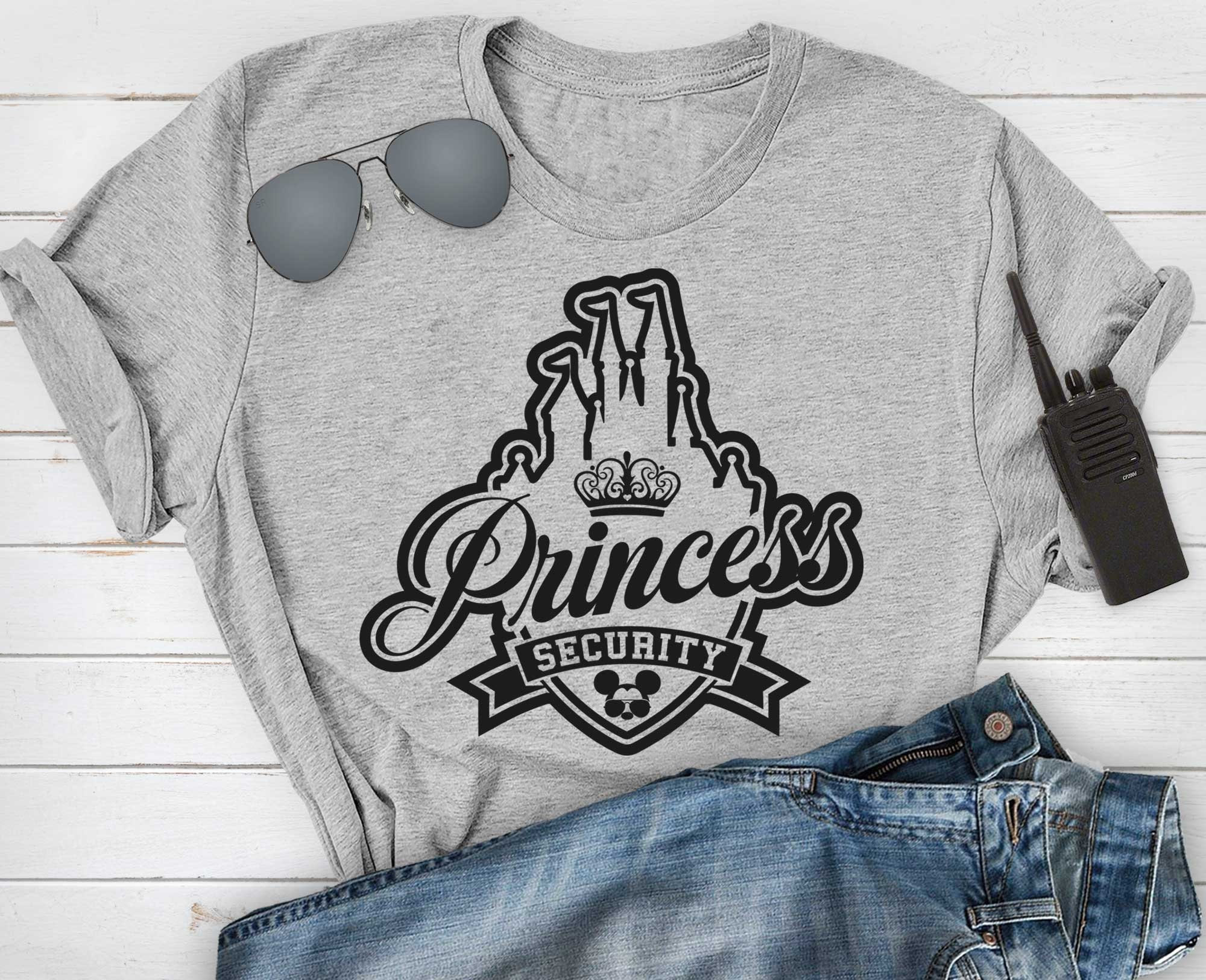 Disney Princess Security Shirt, Disney World Shirt, Disneyland Shirt ...