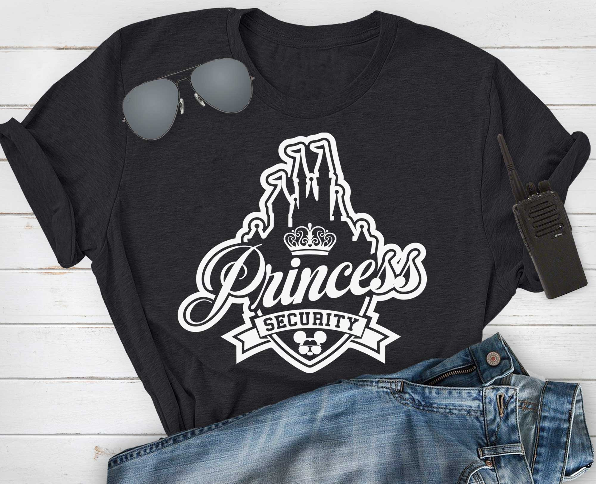 Disney Princess Security Shirt, Disney World Shirt, Disneyland Shirt ...