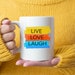 Live Love Laugh Coffee Mug - Etsy