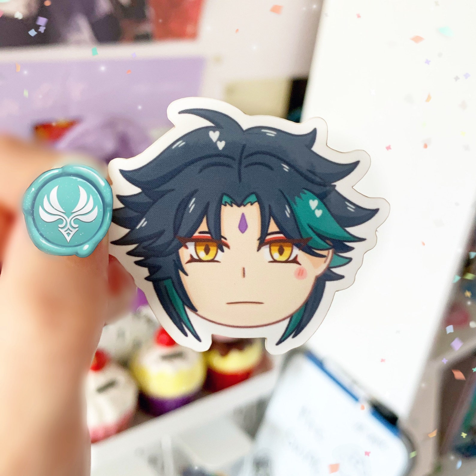 Genshin Impact Xiao Vinyl Sticker - Etsy