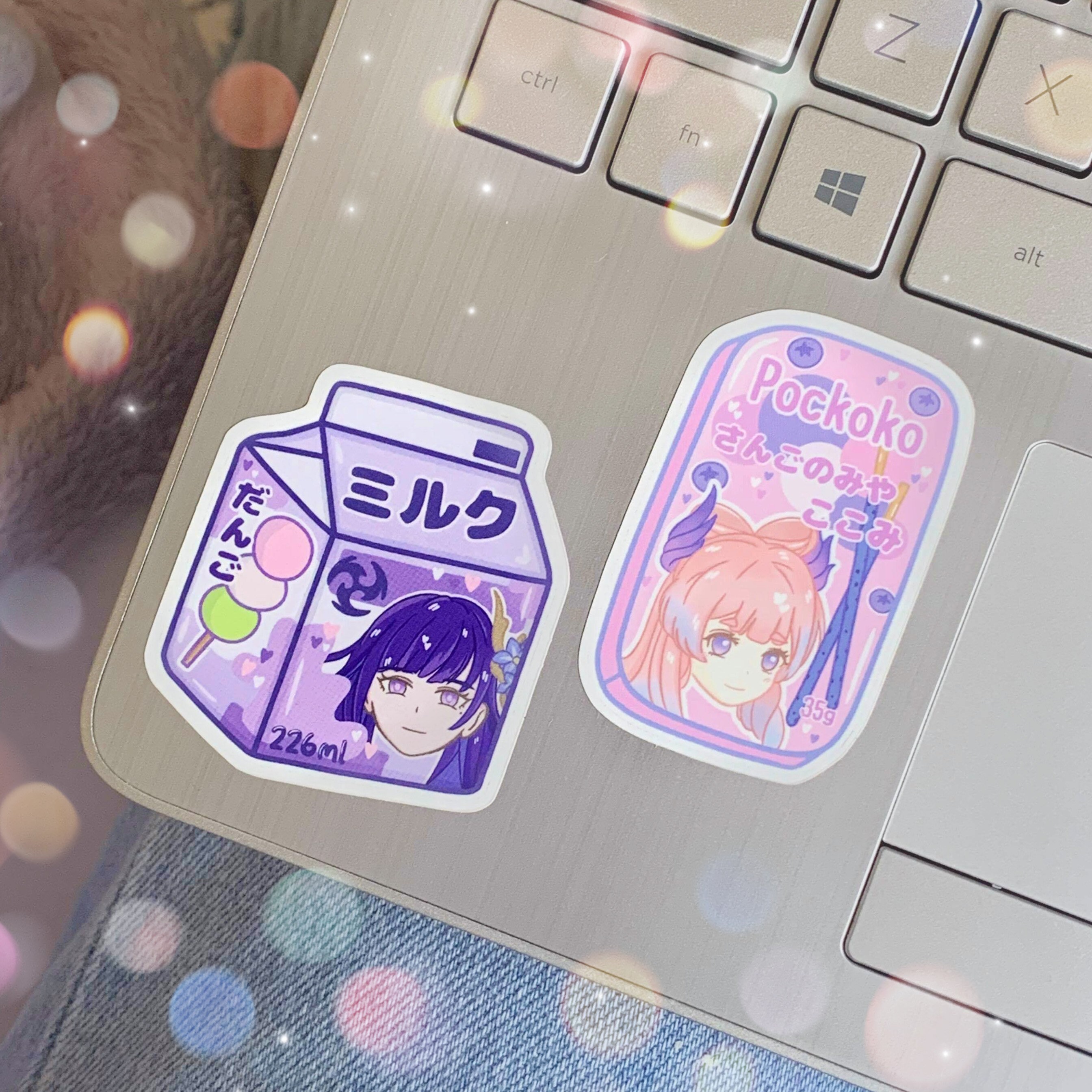 Raiden Shogun/ei Dango Milk Carton Sticker - Etsy UK