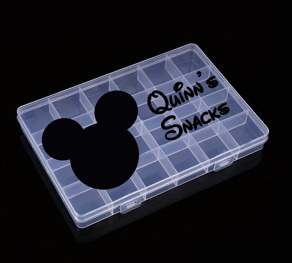 Personalised Mickey Disney Snack Box Disney Travel Snack Box - Etsy