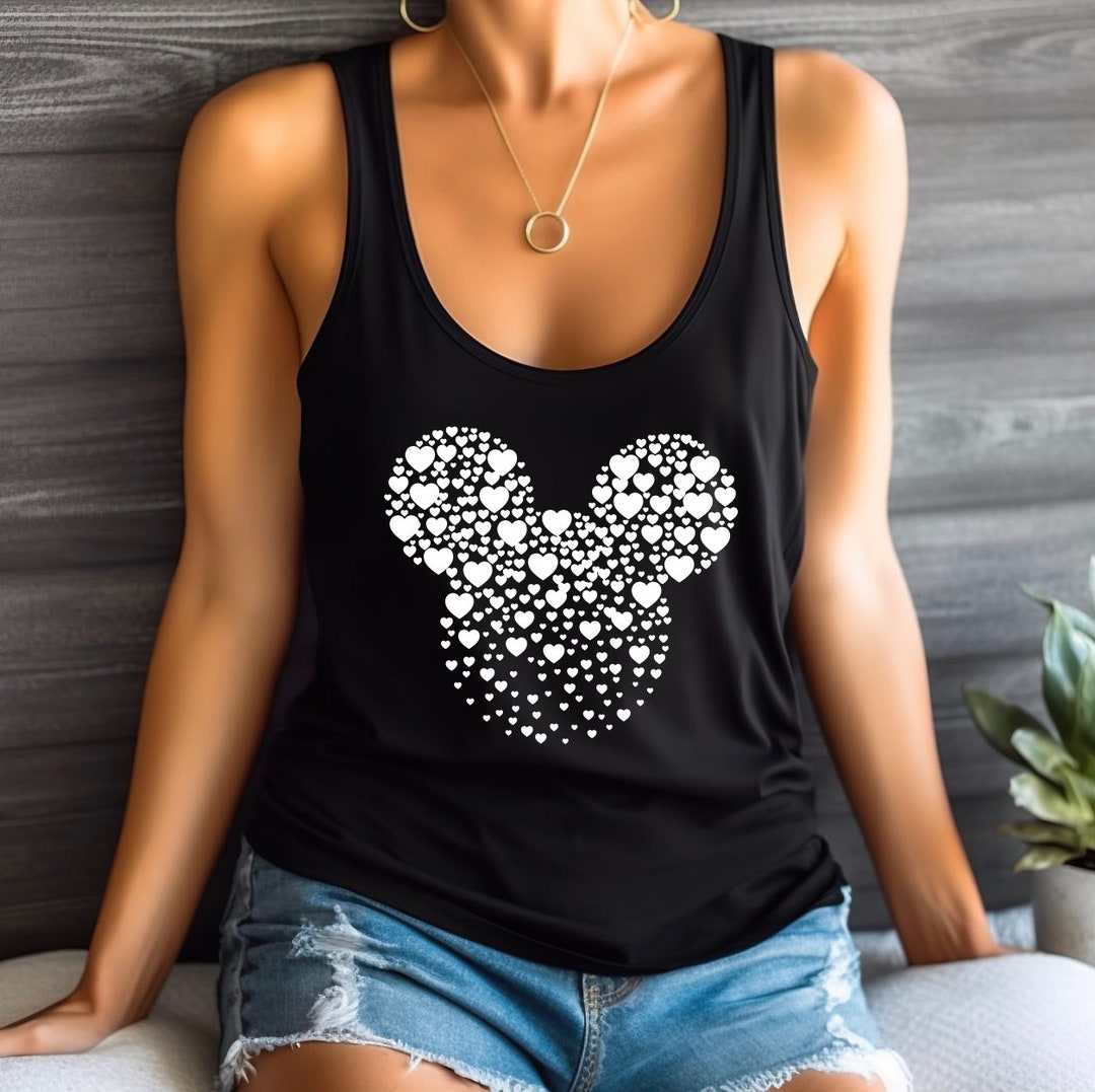 Mickey Mouse Hearts Disney Vest Top, Disney Fashion, Disney Clothes ...