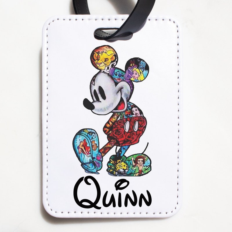 Mickey Name Tag - Etsy