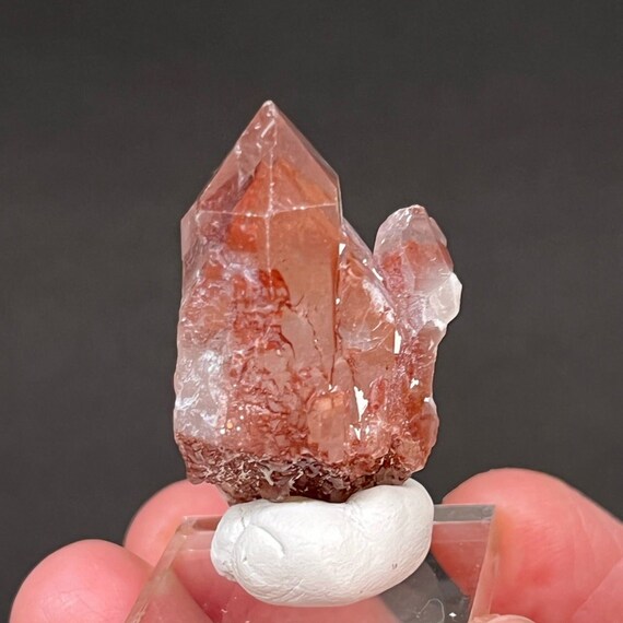 Red Phantom Quartz Ishuko Quartz Red Hematite Zambia - Etsy