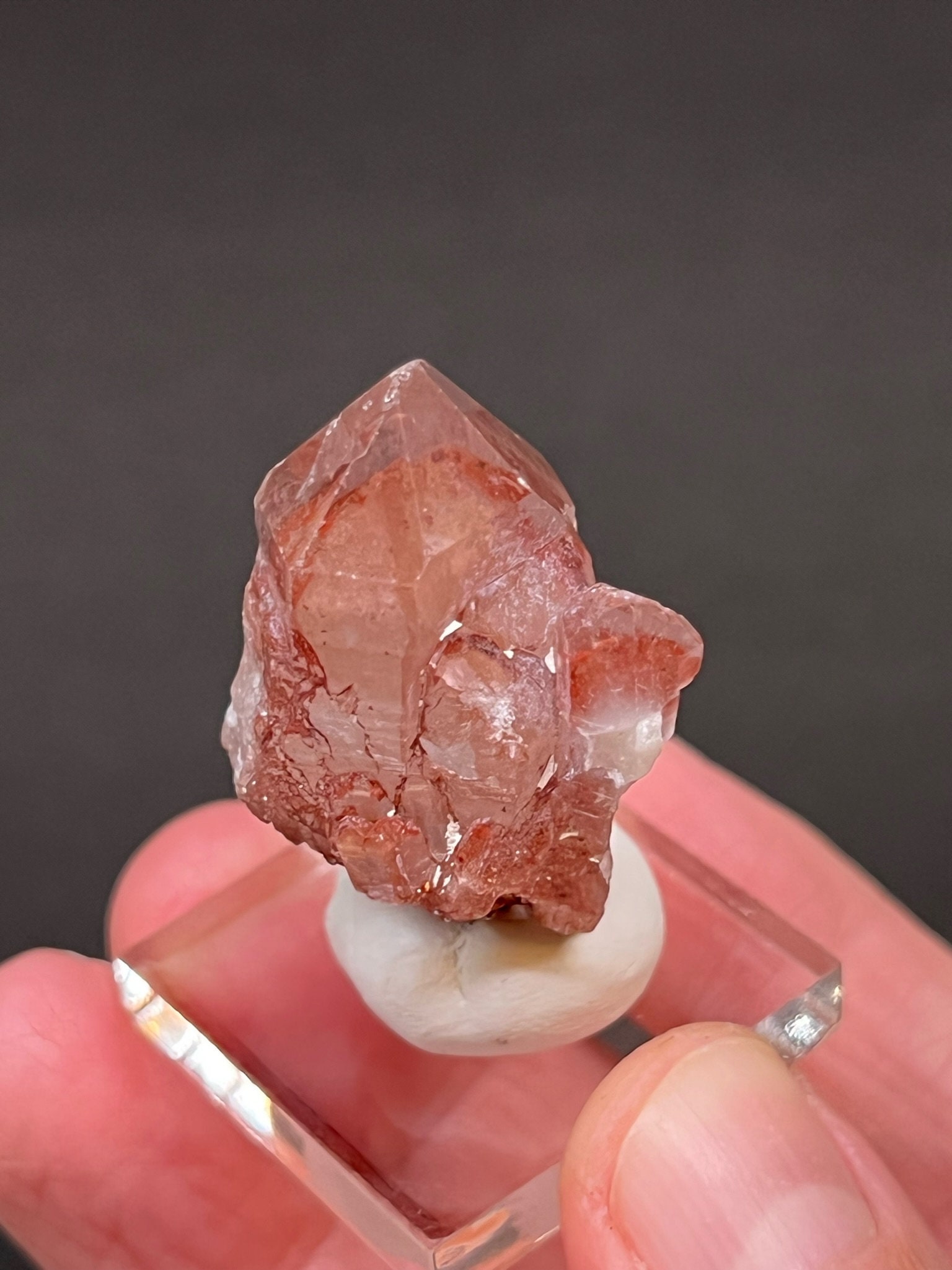 Red Phantom Quartz Ishuko Quartz Red Hematite Zambia - Etsy