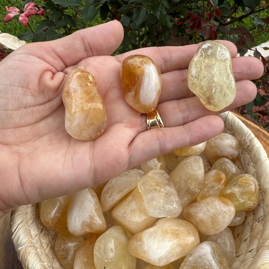 Citrine Crystals Polished Tumbled Stones | Ethically Sourced 2025 ...