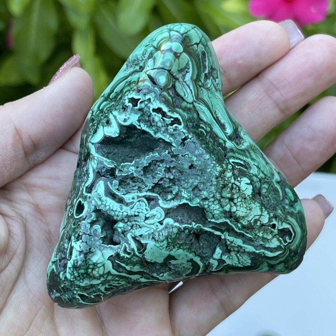 Malachite Exceptional Banding and Eyes Formation 247grams - Etsy