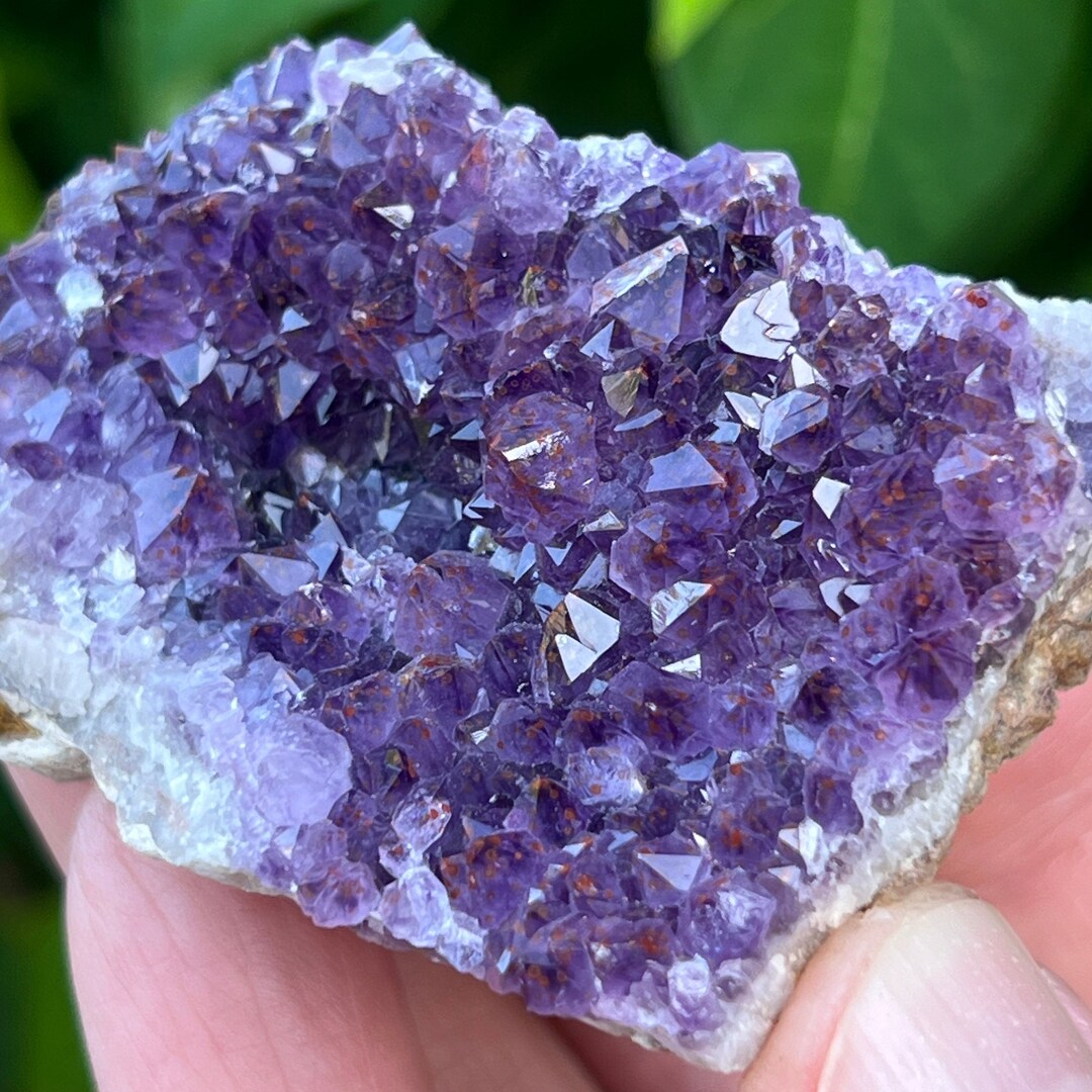 Amethyst With Hematite Inclusion Thunder Bay Moon Light Mine - Etsy