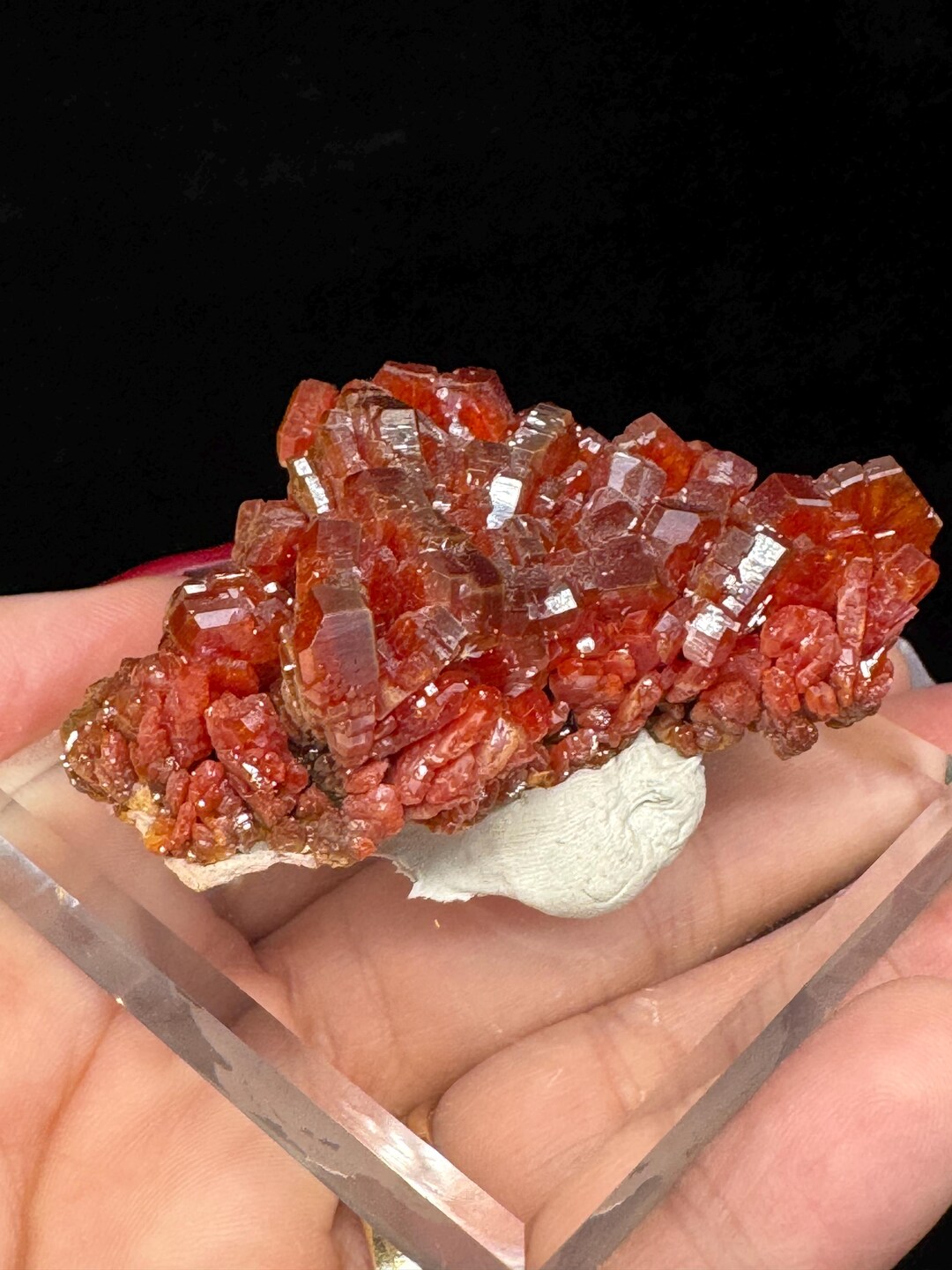 Vanadinite Vivid Cherry Red Crystals; Exceptional Mineral 93grams! - Etsy