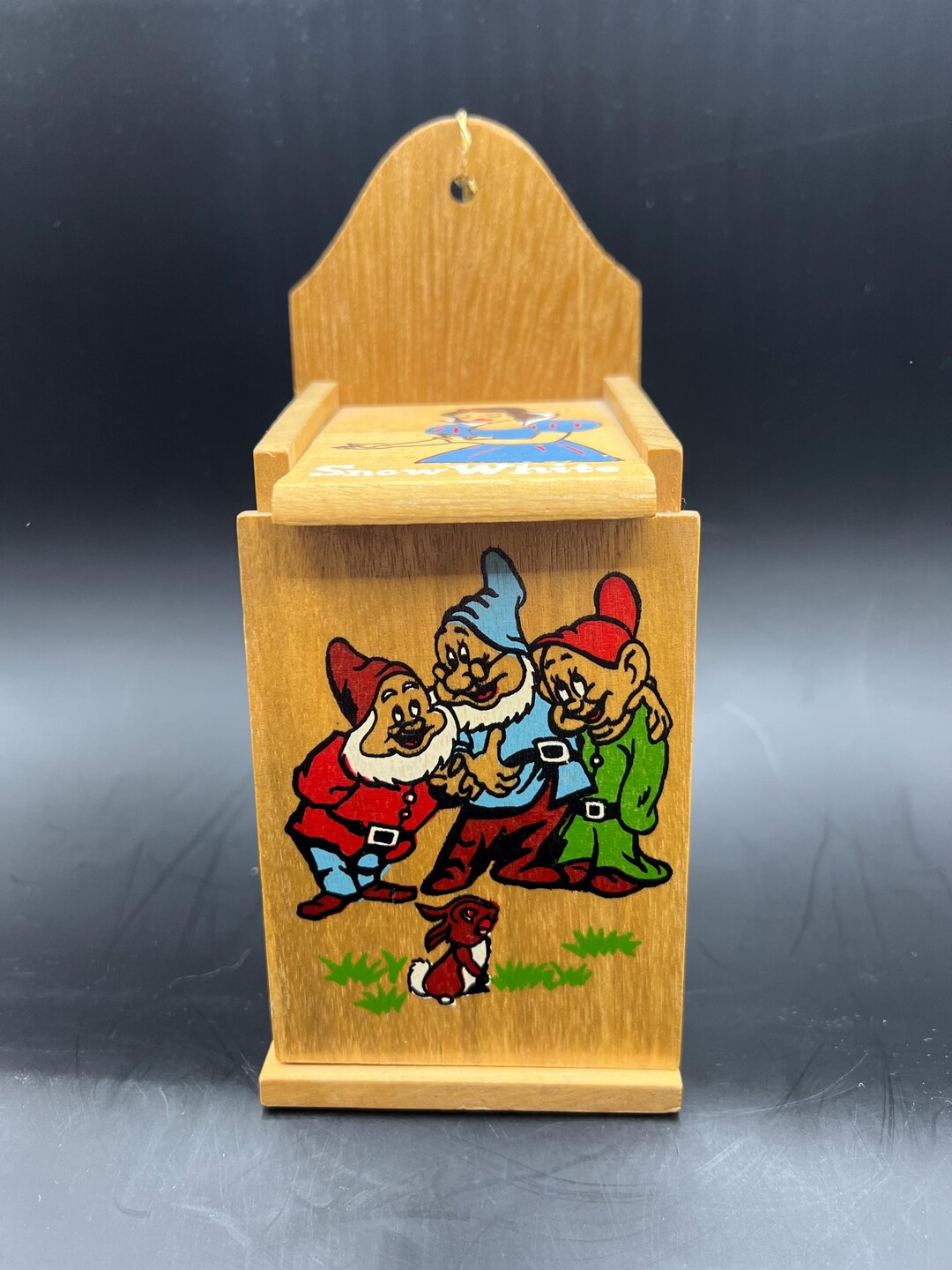 Walt Disney Snow White Storage Box With Original Tag 1964 - Etsy