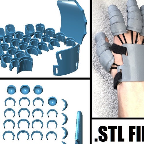 Universal Cosplay Hand Armor Gauntlet 3d Model STL - Etsy