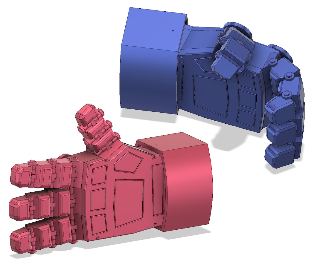 Giant Mechanical Hands for Cosplay (3D Model) - Etsy