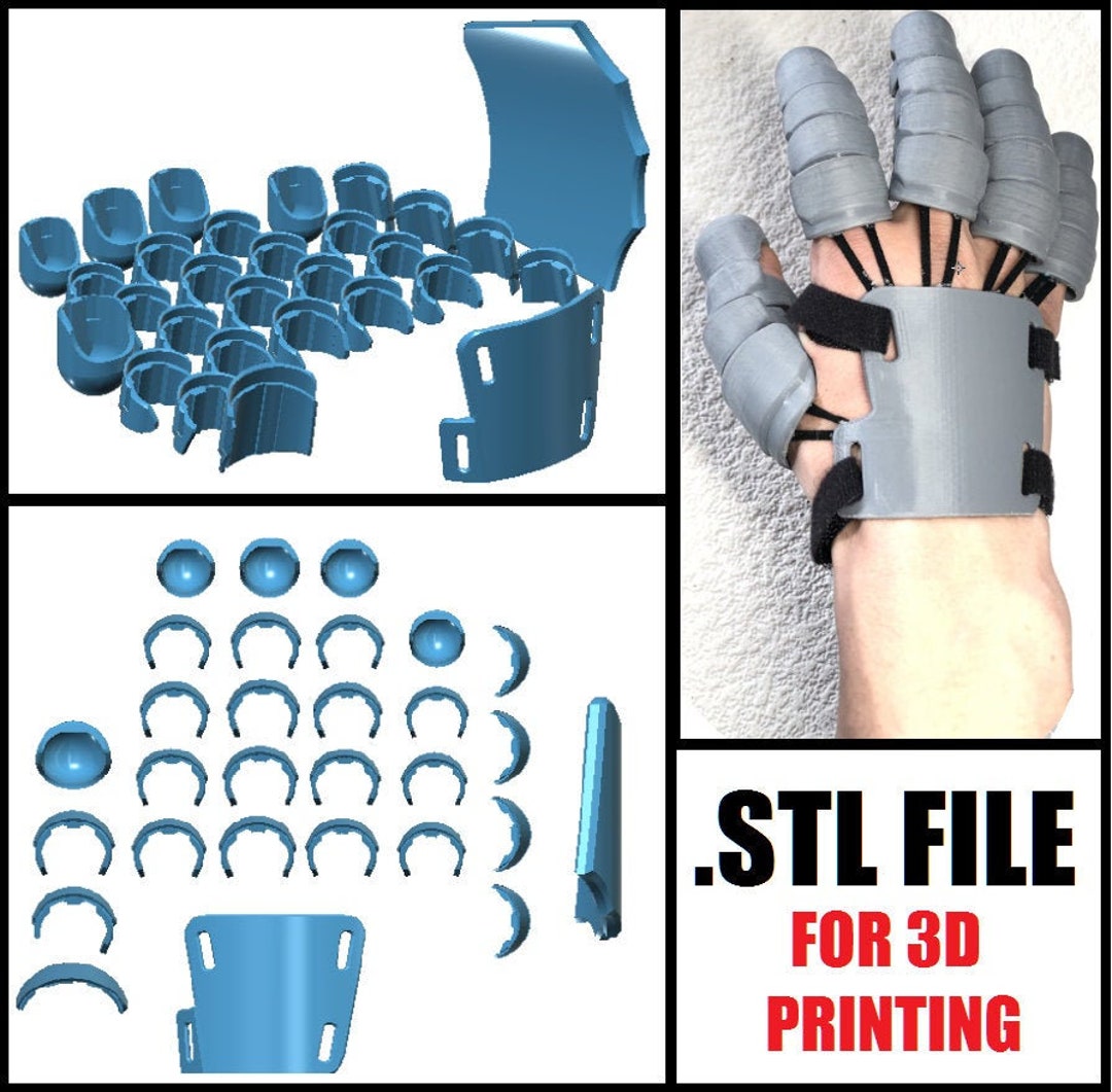 Universal Cosplay Hand Armor Gauntlet (3d Model) (STL) - Etsy