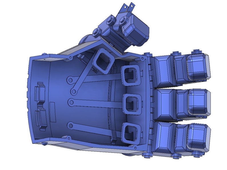 Giant Mechanical Hands for Cosplay (3D Model) - Etsy